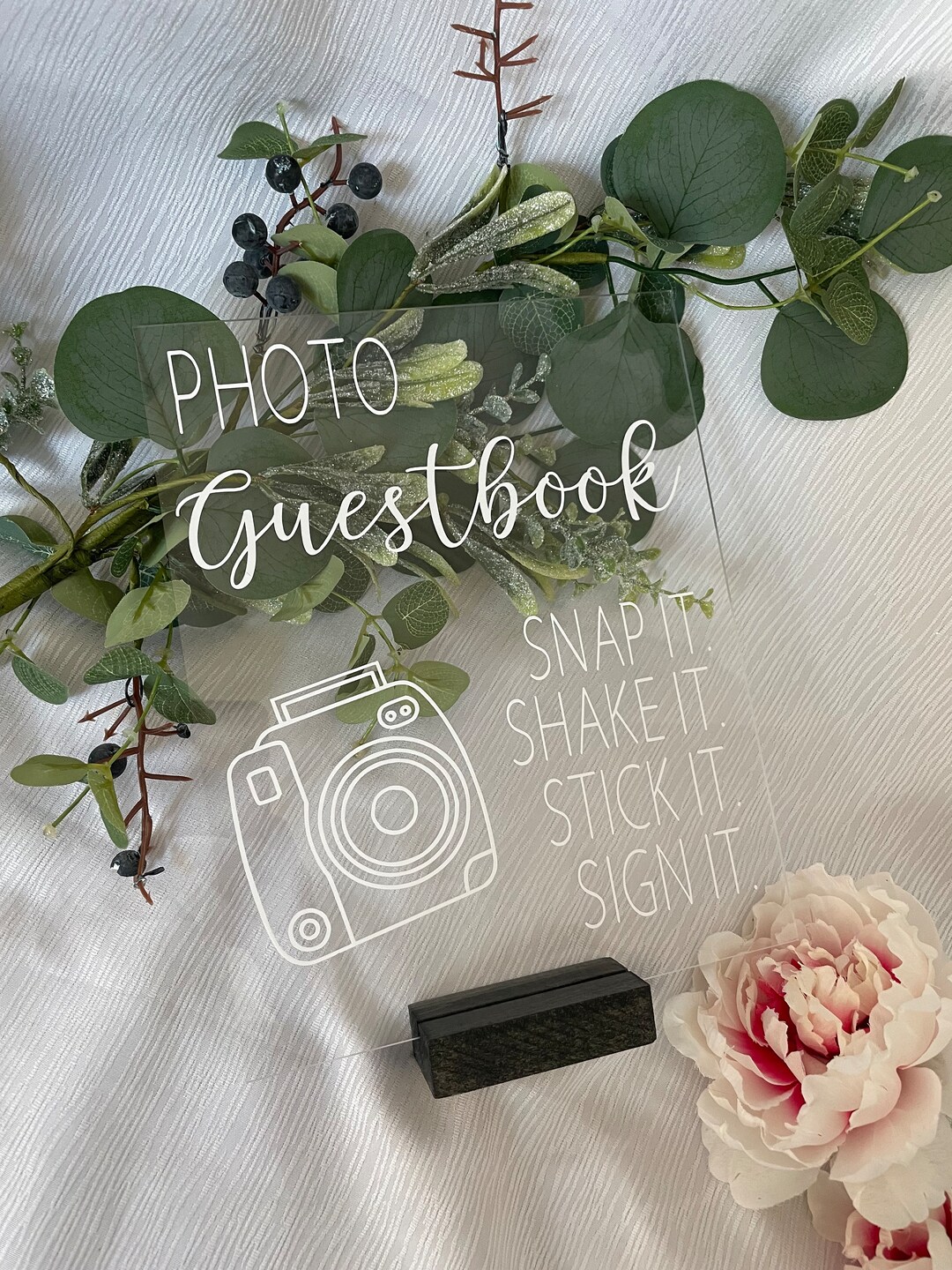 Acrylic Photo Guestbook Sign Photo Guestbook Sign Photo - Etsy