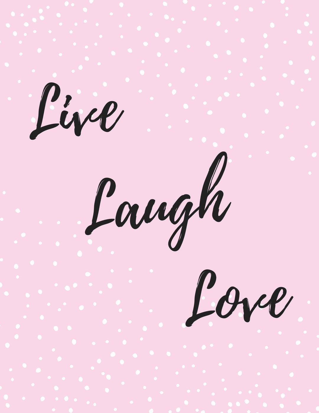 Live Laugh Love Printable Design - Etsy