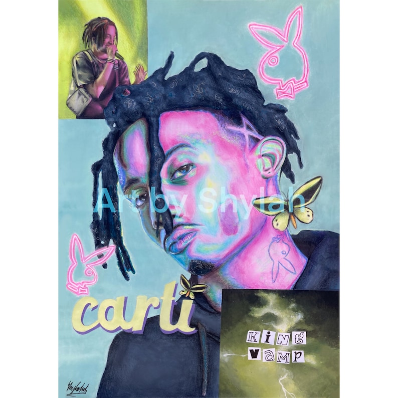 Playboi Carti A3 Artwork Digital Poster - Etsy