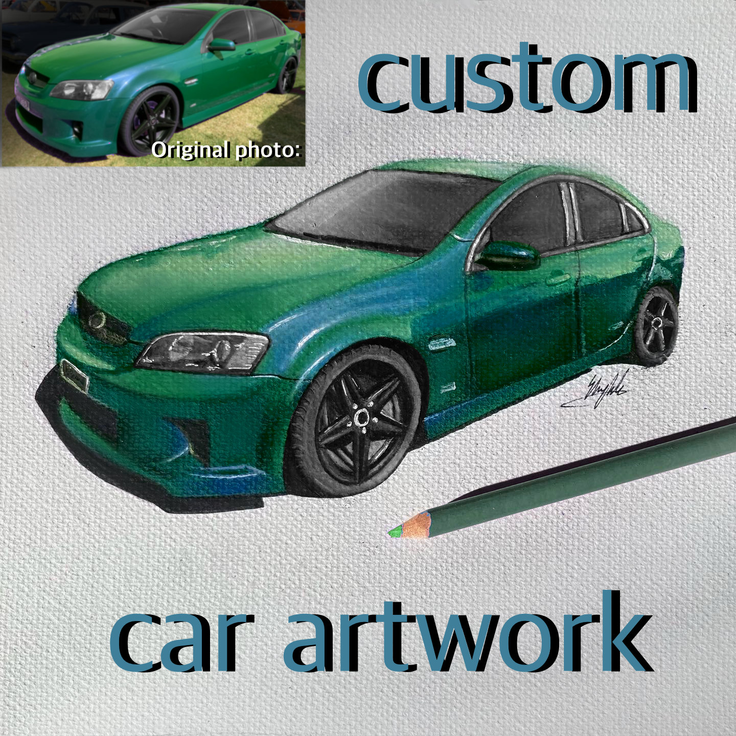 Custom Car Artwork WITHOUT BACKGROUND - Etsy