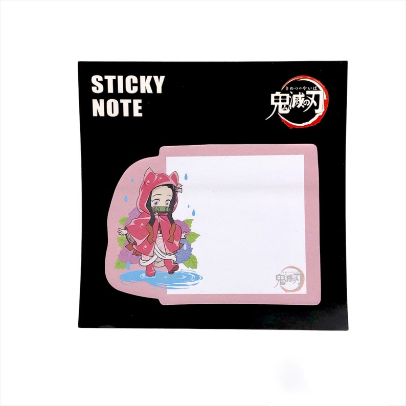 Japanese Anime Memo Pad/sticky Notes - Etsy