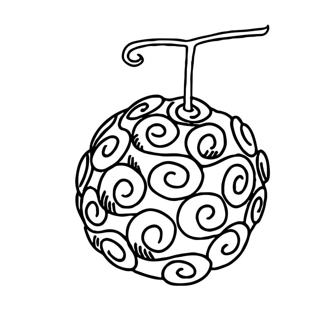 Gum Gum Fruit SVG PNG JPG - Etsy