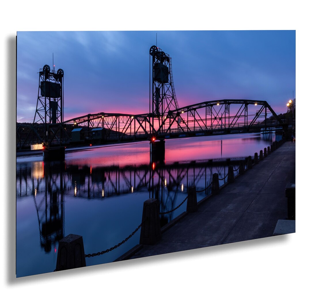Stillwater Lift Bridge Minnesota Art Print: St. Croix River Wall Art - Etsy