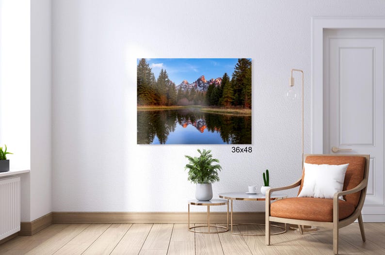 Grand Teton National Park Print: Snake River Reflection at Sunrise - Etsy