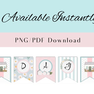 Happy Mother’s Day Printable Banner - Printable Bunting - Women’s Day ...