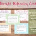 Thought Reframing Cards - Mindfulness - Reframe Your Body Image, Past ...