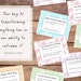 Thought Reframing Cards Mindfulness Reframe Your Body - Etsy