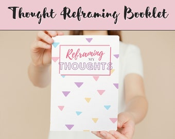 Thought Reframing Cards - Mindfulness - Reframe Your Body Image, Past ...