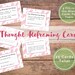Thought Reframing Cards Mindfulness Reframe Your Body - Etsy