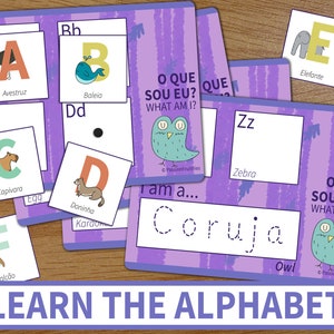 Portuguese Busy Book Printable | Homeschool Quiet Binder Activities ...