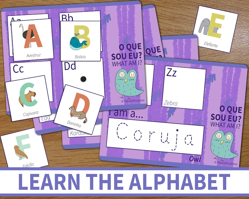 Portuguese Busy Book Printable | Homeschool Quiet Binder Activities ...