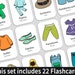 22 Spanish & English Bilingual Clothes Flashcard Printable Preschool ...