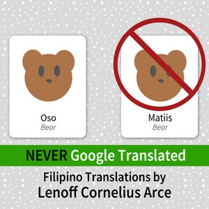 50 First Words Filipino & English: Filipino Bilingual Flashcards for ...