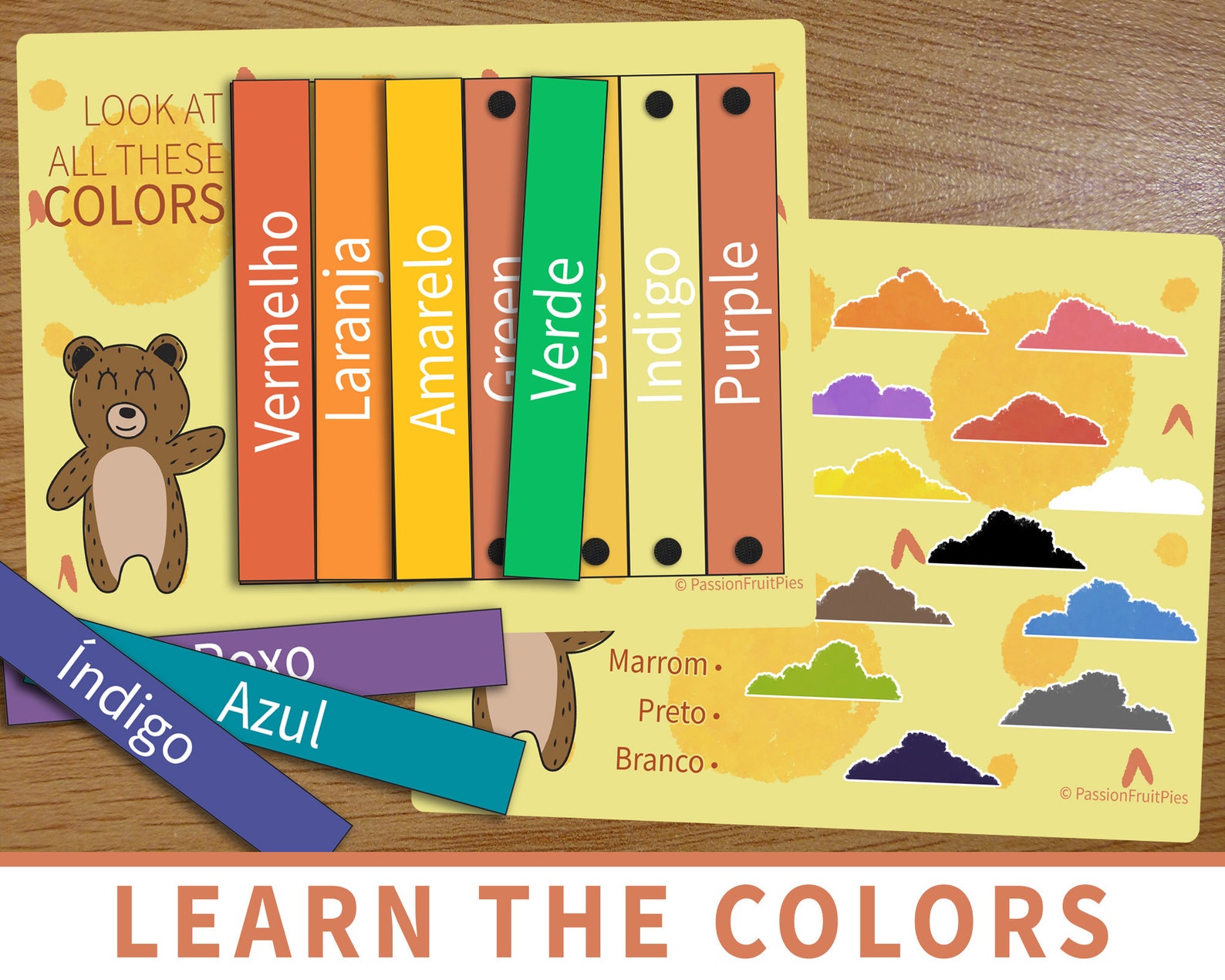 Portuguese Busy Book Printable Homeschool Quiet Binder - Etsy