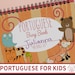 34 Portuguese & English Body Parts Brazil Flashcard Printable Preschool ...