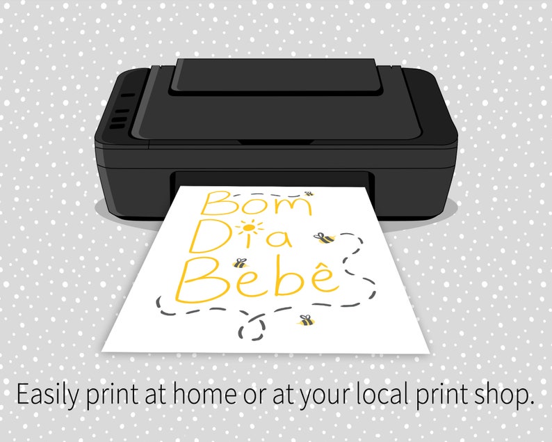 Portuguese Bom Dia Nursery Printable Decor Good Morning - Etsy