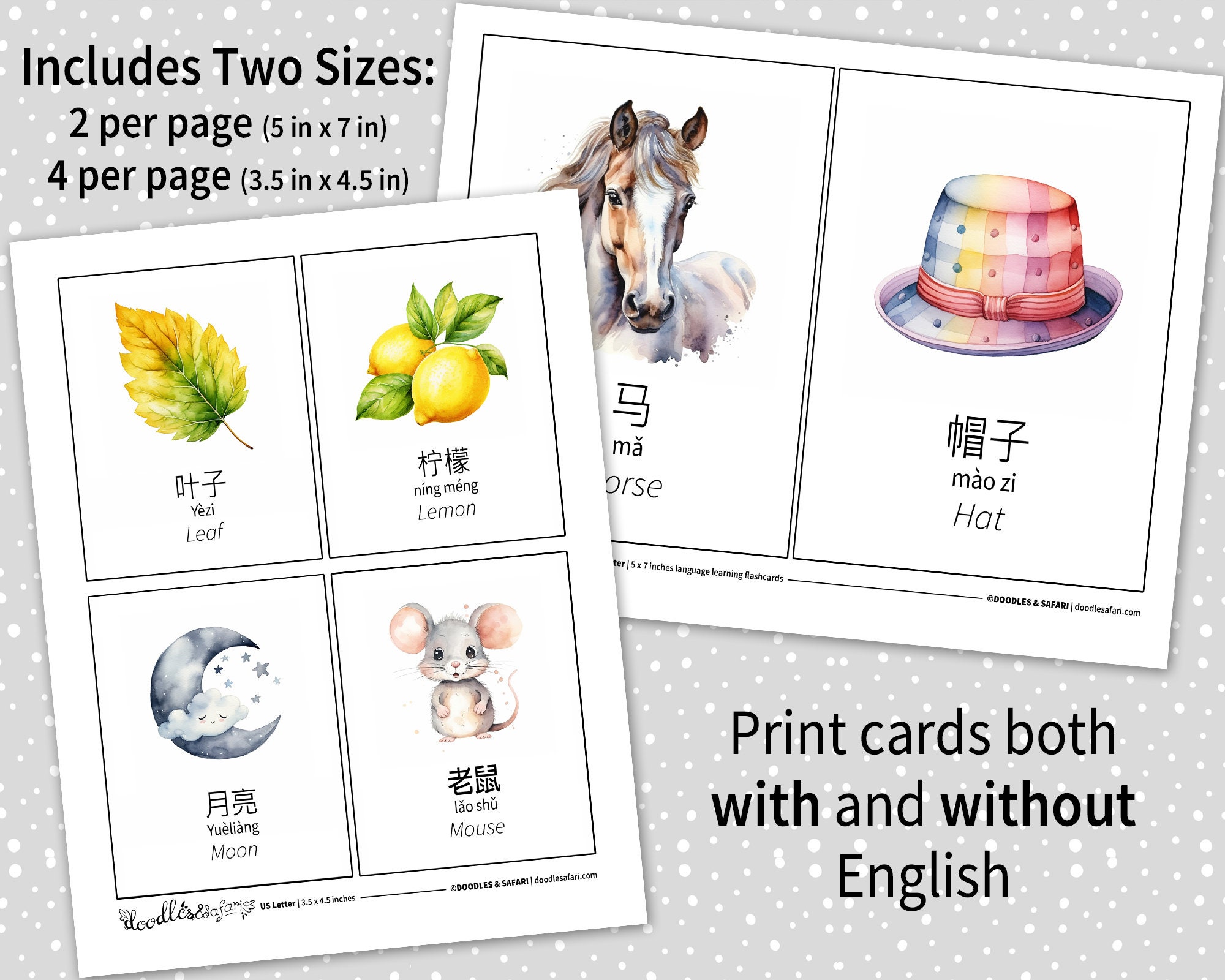 80 First Words Mandarin Chinese & English: Bilingual Flashcards for ...