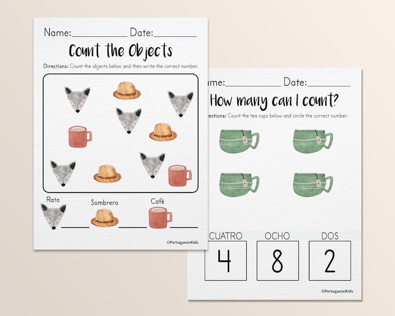 Spanish Prek K Bundle 100 Pages Spanish Preschool & - Etsy