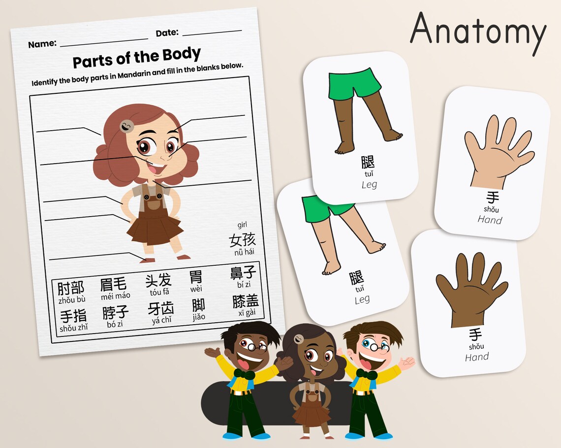 Mandarin Chinese Montessori Language Bundle | 120+ Pages of Science ...