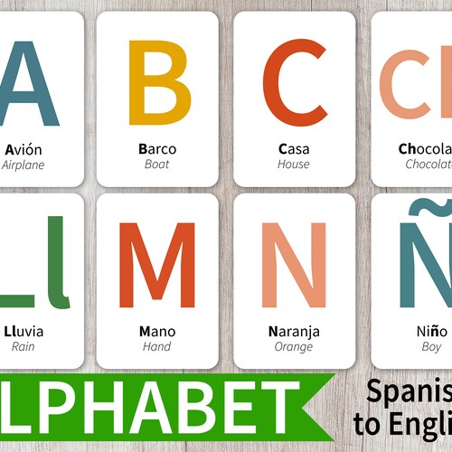 Spanish & English Emotions Bilingual Flashcards Printable - Etsy