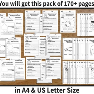 Brazilian Portuguese Learning Bundle | 170+ Vocabulary Worksheets for ...