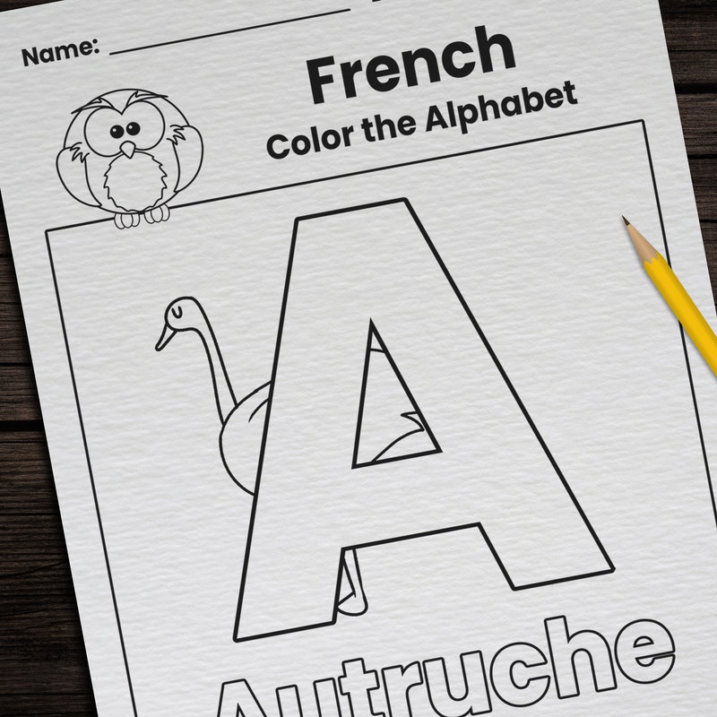 French Alphabet - Etsy