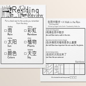 Mandarin Chinese Reading Bundle | 120+ Spanish Homeschool Worksheets ...