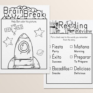 Spanish Reading Bundle, 75 Pages | Spanish Homeschool Worksheets for ...