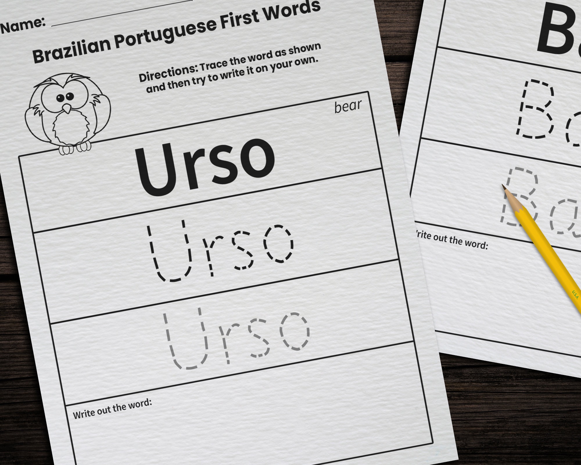 Brazilian Portuguese Learning Bundle | 170+ Vocabulary Worksheets for ...