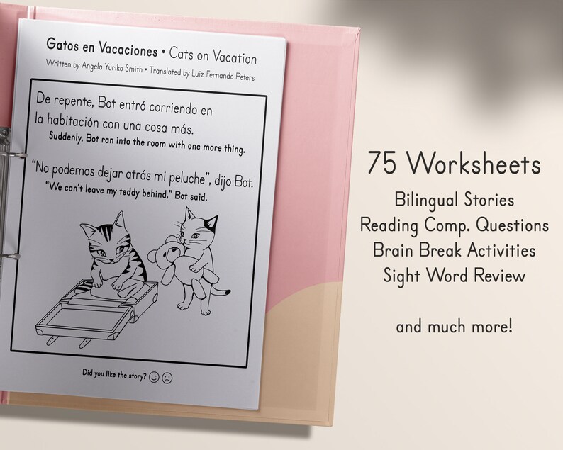 Spanish Reading Bundle, 75 Pages | Spanish Homeschool Worksheets for ...