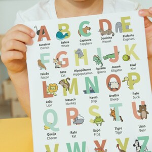 Portuguese & English ABC Poster Printable | Homeschool Portugal ...