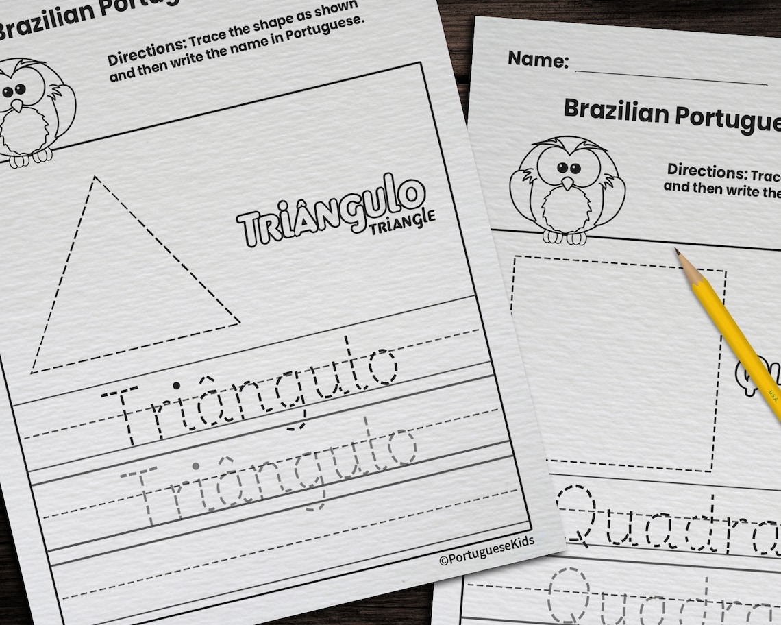Brazilian Portuguese Learning Bundle | 170+ Vocabulary Worksheets for ...