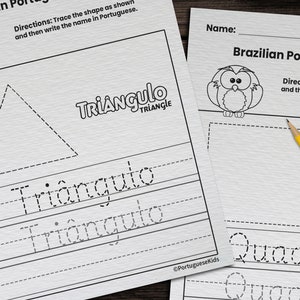 Brazilian Portuguese Learning Bundle | 170+ Vocabulary Worksheets for ...