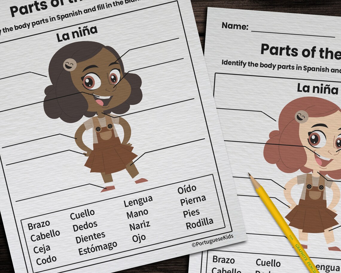 Spanish Intermediate Worksheet Bundle 100 Spanish Vocabulary - Etsy