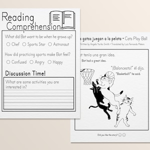 Spanish Reading Bundle, 75 Pages | Spanish Homeschool Worksheets for ...
