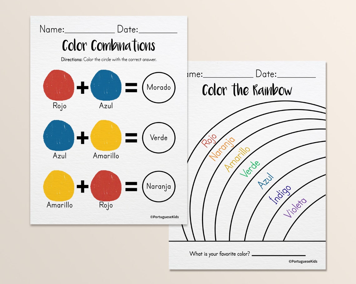 Spanish Prek K Bundle 100 Pages Spanish Preschool & - Etsy