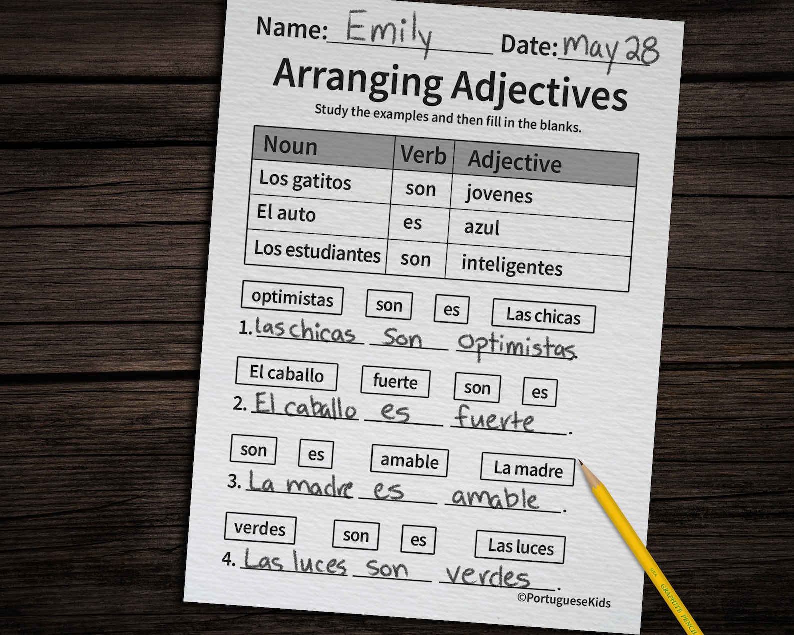 Spanish Intermediate Worksheet Bundle 100 Spanish Vocabulary - Etsy