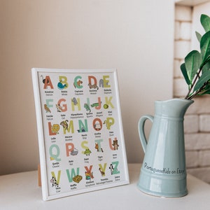 Portuguese & English ABC Poster Printable | Homeschool Portugal ...