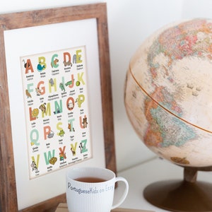 Portuguese & English ABC Poster Printable | Homeschool Portugal ...