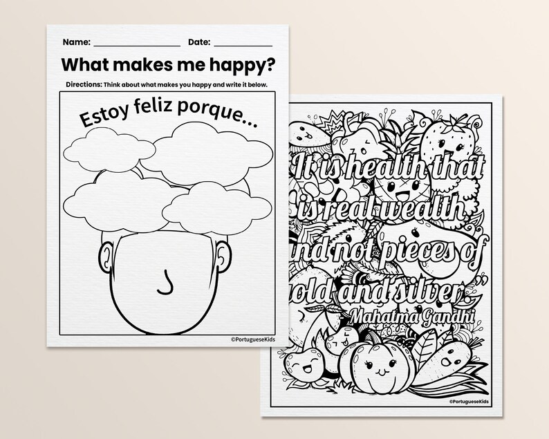 Spanish Worksheet Wellness Bundle 100 Spanish Worksheets - Etsy