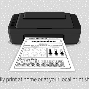 12 French Calendar Worksheets for Kids Printable French Circle Time ...