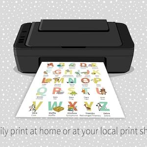 Portuguese & English ABC Poster Printable | Homeschool Portugal ...