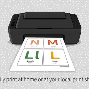 29 Spanish & English ABC Flashcards | Printable Bilingual Alphabet ...