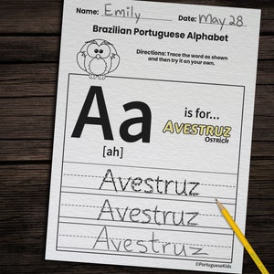 Brazilian Portuguese Learning Bundle | 170+ Vocabulary Worksheets for ...