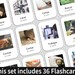36 Spanish & English Verb Flashcards Printable Spanish Language ...