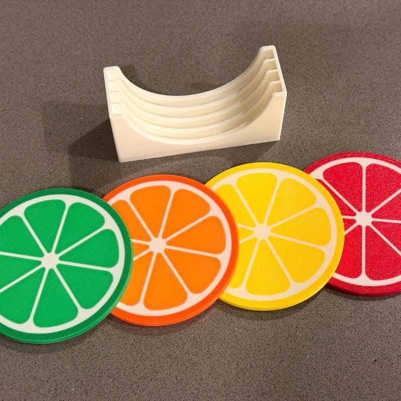 Lemon Coasters - Etsy