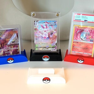 Adjustable Pokemon Card Holder Display - Adjustable for Graded Slabs ...