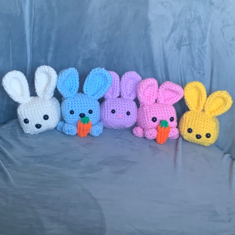 Cube Crochet Bunnies I Bunny Buddy I Amigurumi Plush - Etsy
