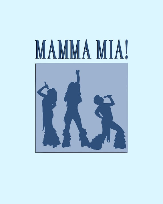 Mamma Mia Musical Logo Clipart