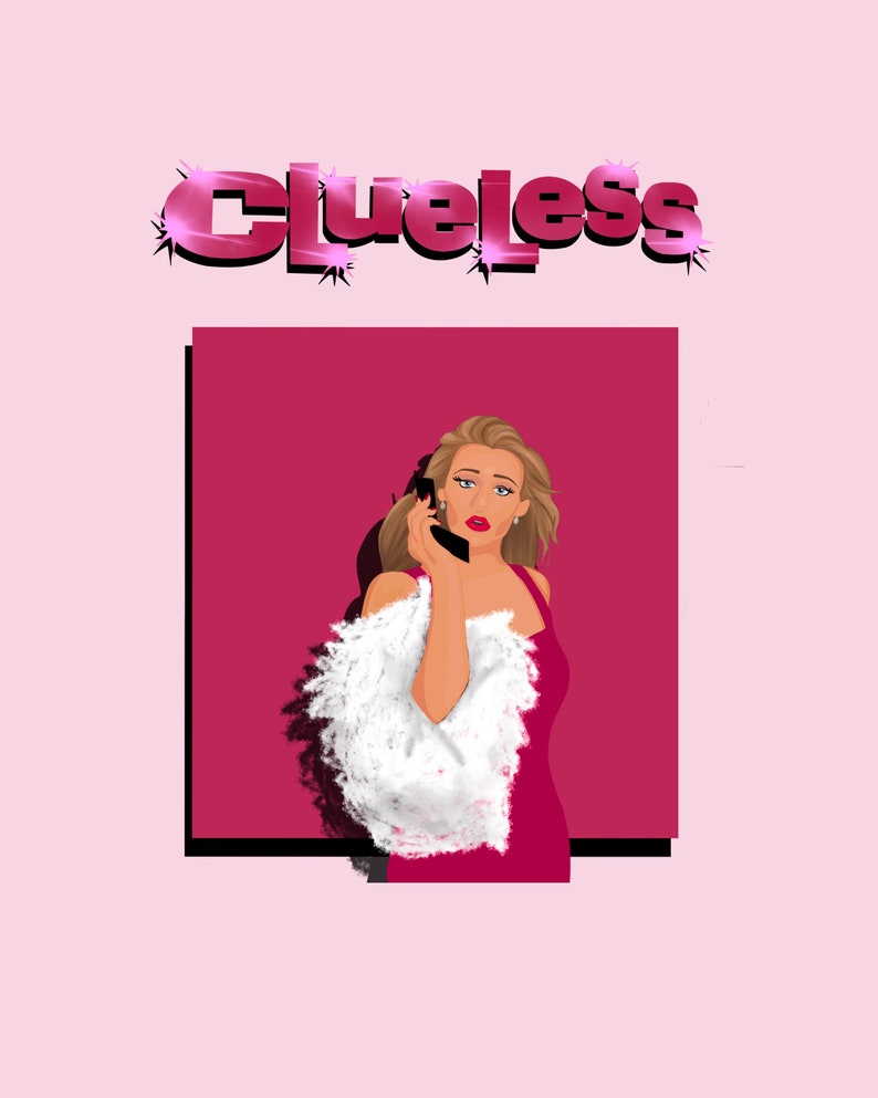 Clueless Art Print [DIGITAL] - Etsy